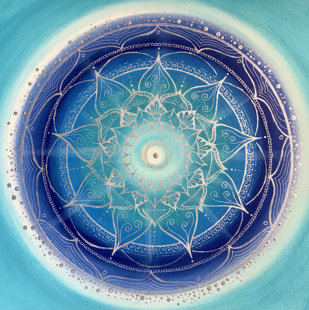 Mandala Bild "Dimensionstor" ⎥Miriam L Weiss